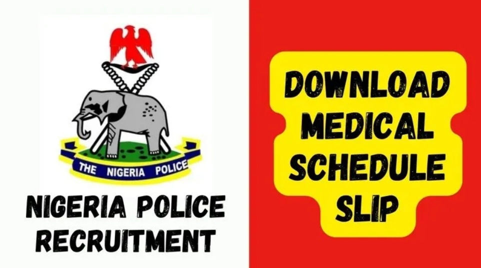 Nigeria Police Recruitment Medical Screening Schedule Slip April 2024 ...