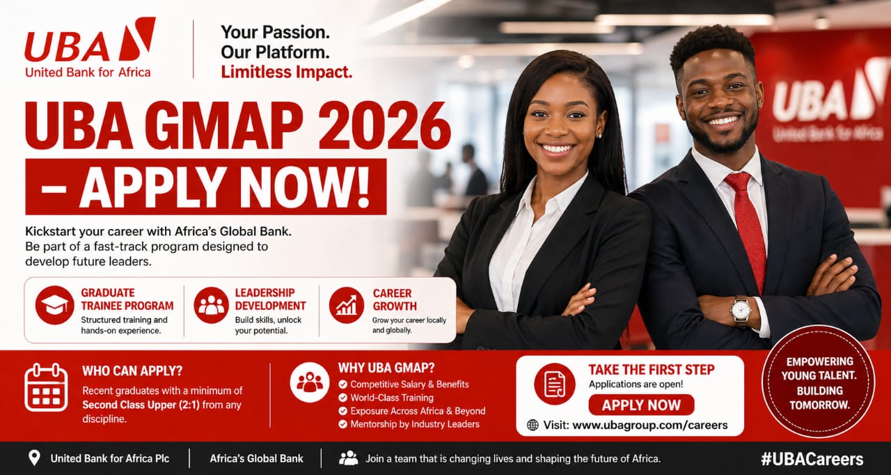 Apply for United Bank for Africa Plc (UBA) Graduate Management ...